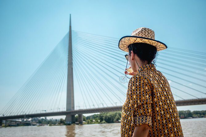 2 hours / Sightseeing Boat cruise Drinks Included - Passing Under Major Bridges and Approaching Kalemegdan