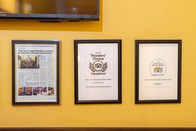 60 min Thai & Bali Massage at THAI SPA MASSAGE BARCELONA - Booking and Practical Details