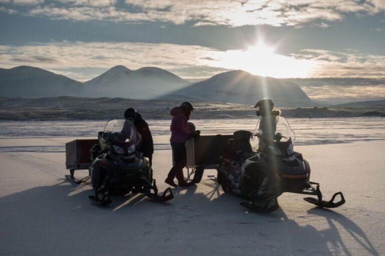 Abisko: Snowmobile Sled Expedition with Snack and Hot Drink - The Itinerary: What to Expect Step-by-Step
