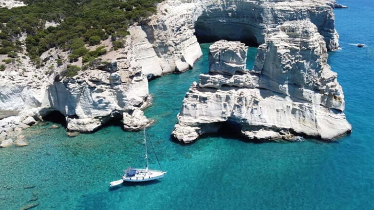 Adamantas: Kleftiko Sailing Cruise with Meal and Swim Stops - The Experience in Detail