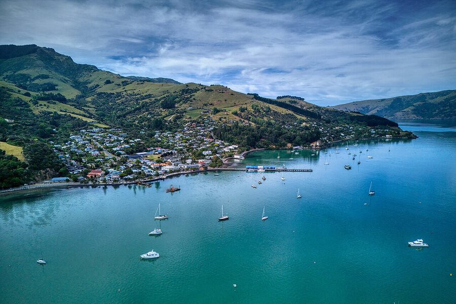 The streets of Akaroa with French street names