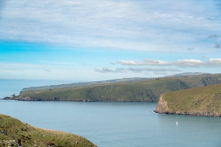 Canterbury coast cliffs near Christchurch
