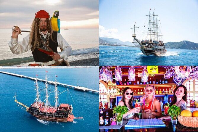 Alanya Boat Trip with Lunch and Hotel Pickup Pirate Adventure - Onboard Entertainment and Food