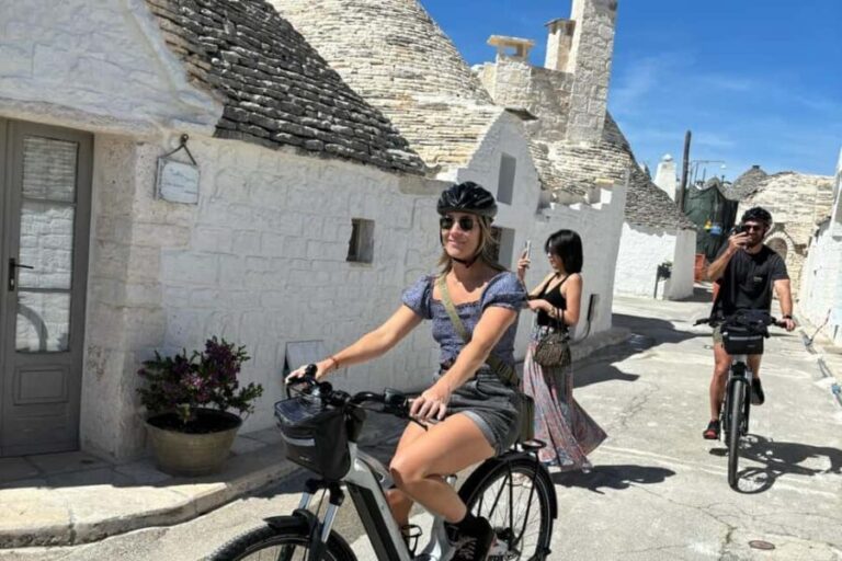 Alberobello: E-Bike Tour with Focaccia and Wine - A Full Breakdown of What to Expect