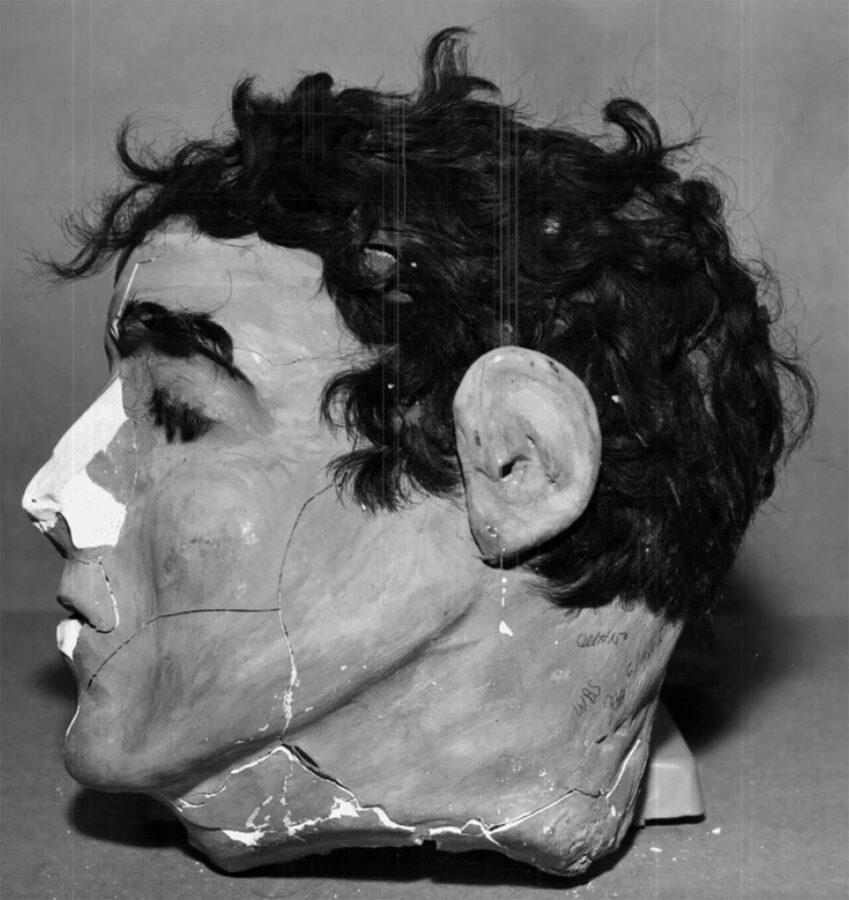 Dummy head made by Frank Morris used in the 1962 Alcatraz escape