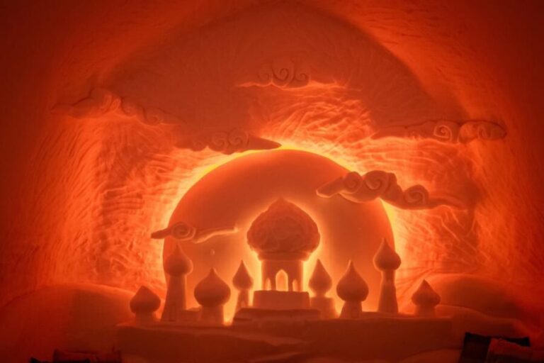 Alta: Igloo Ice Hotel and Hiking to the Frozen Waterfall. - The Scenic Hike to the Frozen Waterfall