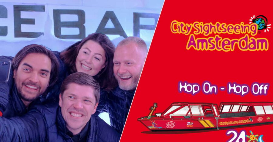 Amsterdam: 24-Hour Hop-On Hop-Off Boat and XtraCold Icebar - An Overview of the Experience