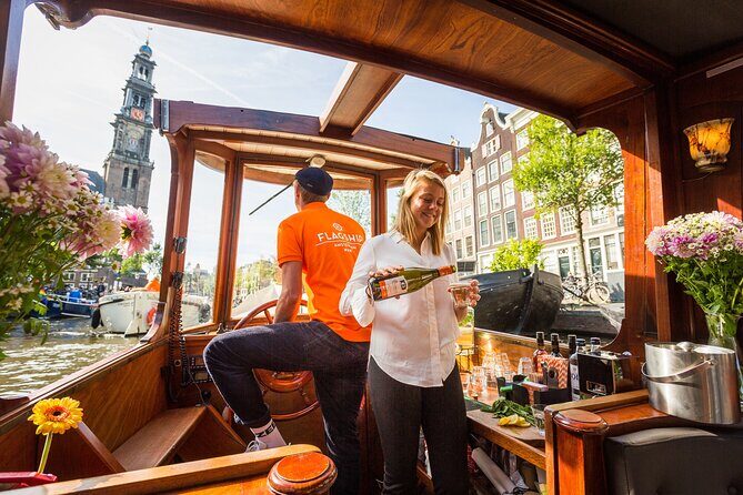 Amsterdam Canal Cruise in Classic Salon Boat With Drinks and Cheese - The Boat: Classic and Cozy