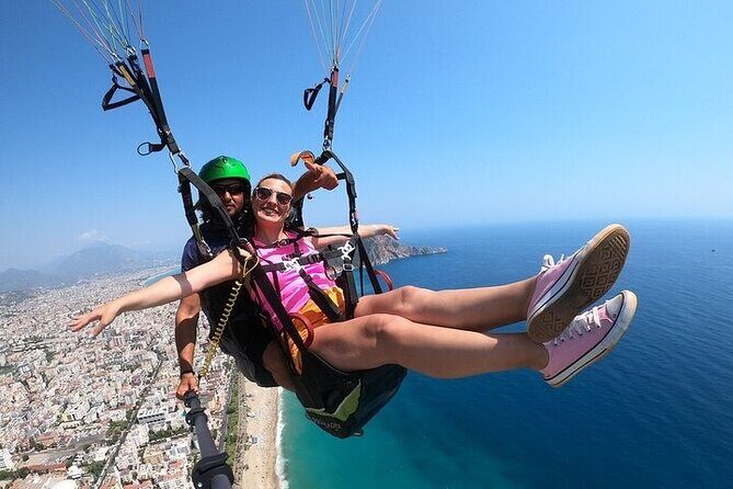 Antalya / Belek : Tandem Paragliding By Local Expert Pilots - Landing and Post-Flight Relaxation