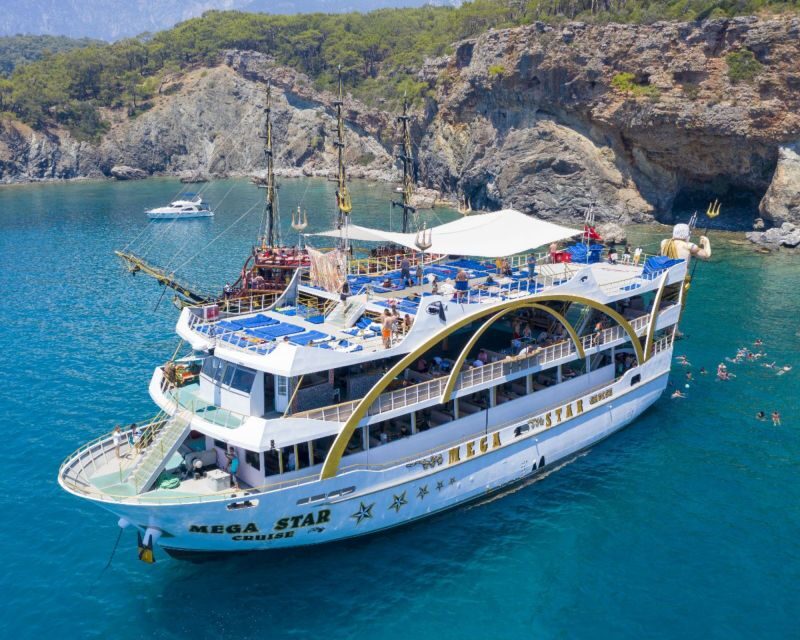 Antalya & Kemer: Megastar Catamaran Cruise With Foam Party - The Itinerary in Detail