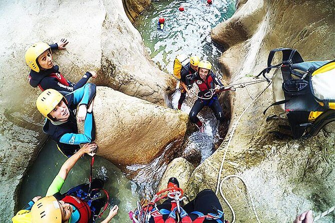 Aquatic canyoning near Benidorm. Estret de les Penyes Bollulla - Who Will Love This Experience