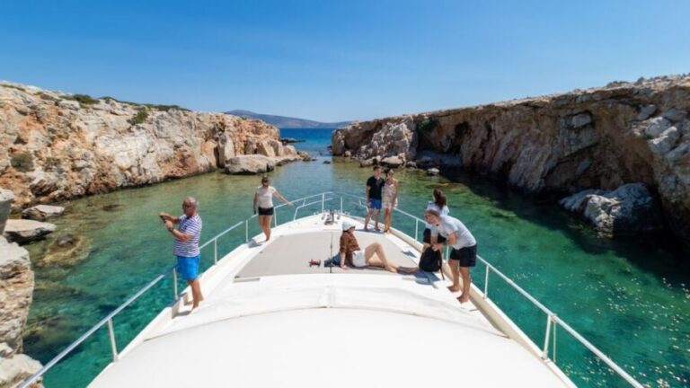 Astypalea: Day Cruise to Koutsomitis & Kounoupes with Lunch - What to Expect Onboard