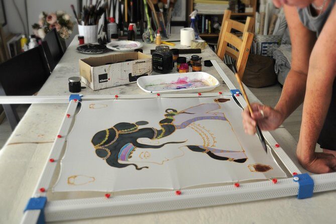 Athens: Small Group Silk Scarf Art Workshop with Greek Themes - Detailed Itinerary Breakdown