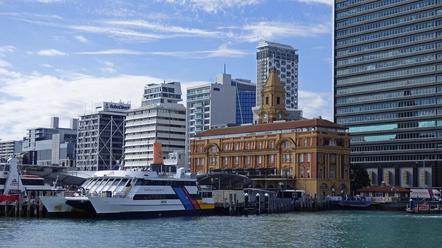 Auckland Ferry Terminal building Quay Street