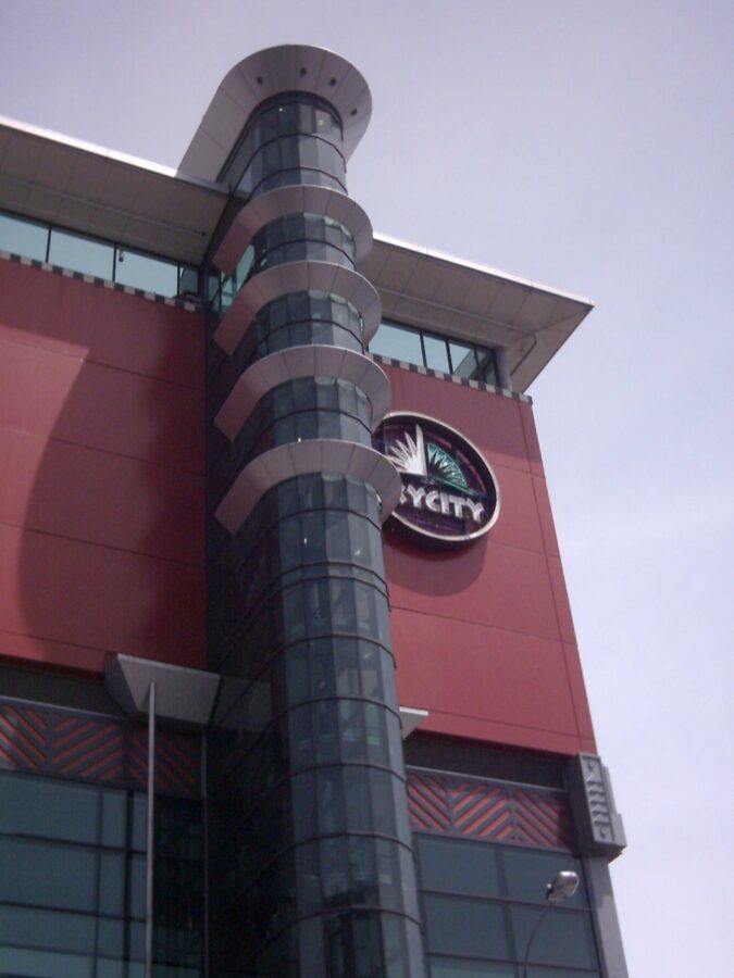 SkyCity Auckland casino entrance side