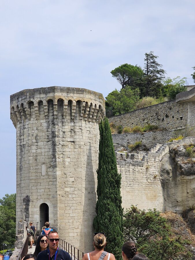 Avignon medieval city ramparts