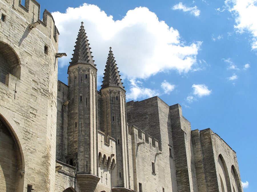 Palais des Papes Avignon main courtyard