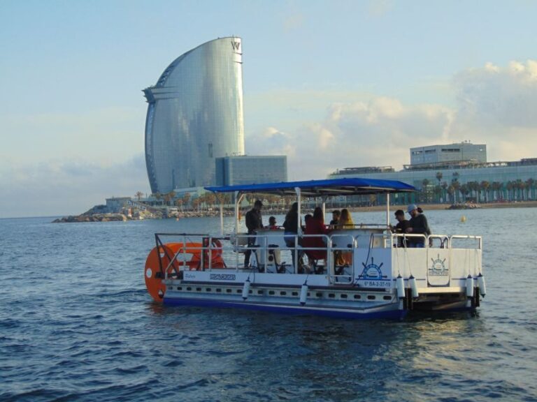 Barcelona: 1.5-Hour Private Scenic Pedal Boat Tour - The Route and Its Highlights