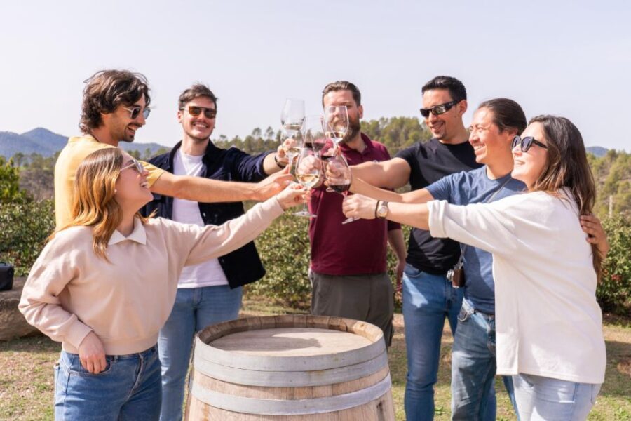 Barcelona: Montserrat, Winery Tour & Lunch with Wine Tasting - The Winery and Farmhouse Lunch