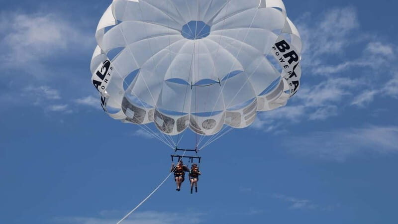 Barcelona: Parasailing with panoramic views over the sea - The Group and Timing Details