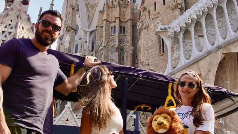 Barcelona: Private Hop-On Hop-Off Lion Tuk Tuk Tour - What Can You Expect During the Tour?