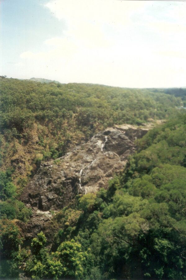 Barron Falls viewed from the Skyrail cableway