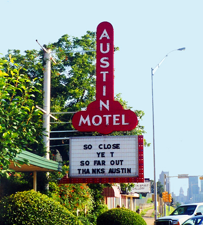Austin Motel sign on South Congress