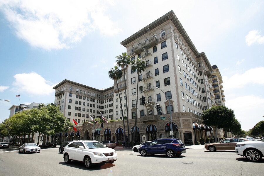 Beverly Wilshire Hotel near Rodeo Drive