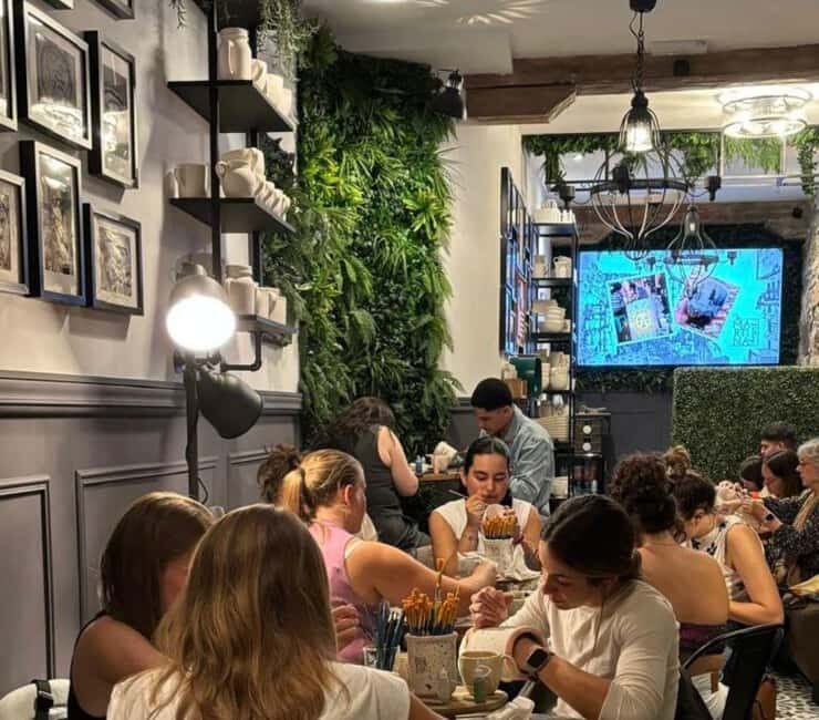 Bilbao: Paint on ceramics at the city's only ceramicafé - An Authentic Bilbao Creative Experience