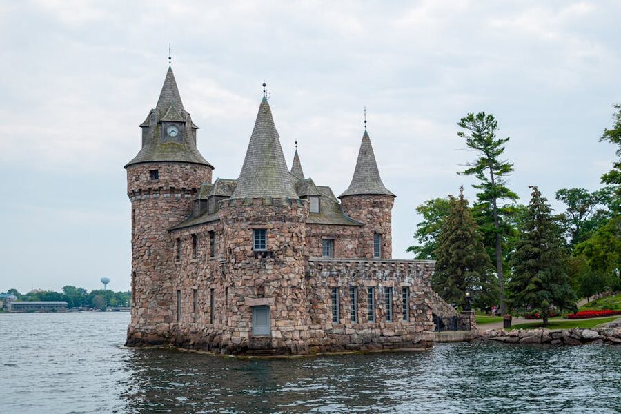 Boldt Castle on Heart Island in Alexandria Bay