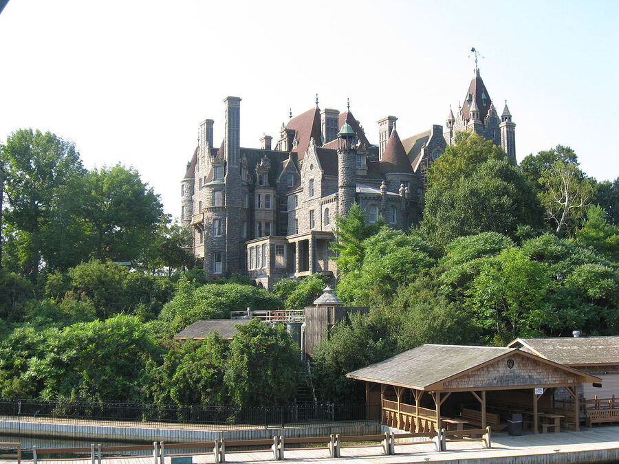Boldt Castle on Heart Island up close