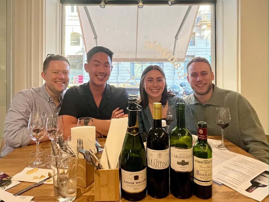 Bordeaux: Taste 4 Wines with a Certified Sommelier - The Itinerary: What to Expect