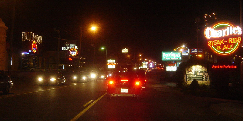 Branson Highway 76 Strip, known as the theatre district