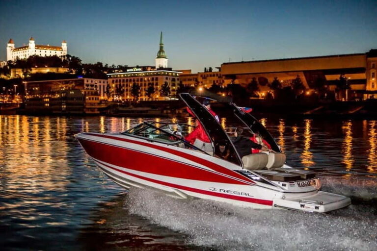 Bratislava by a Private Speedboat - The Captain and the Service