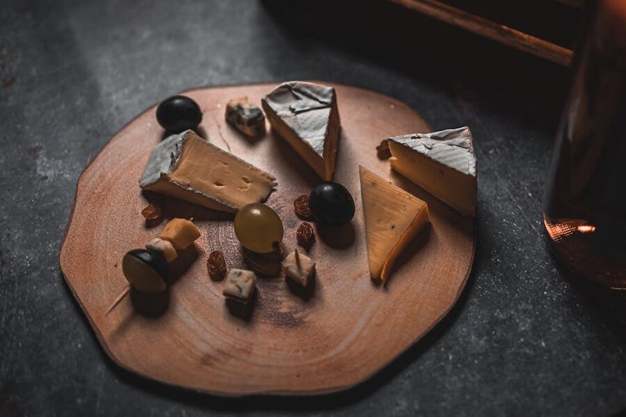 Artisan cheese platter representing Bruny Island Cheese Co tastings