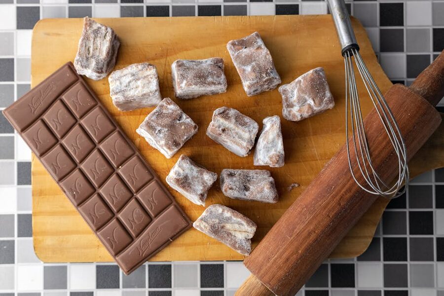 Handmade chocolate fudge representing Bruny Island Chocolate Co tastings
