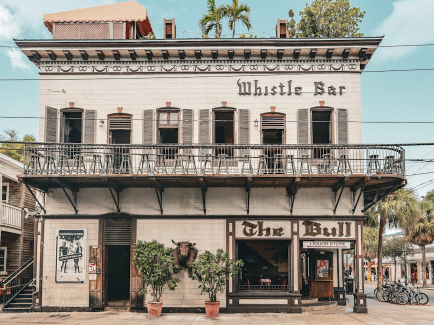 The Bull and Whistle Bar on Duval Street in Key West, Florida