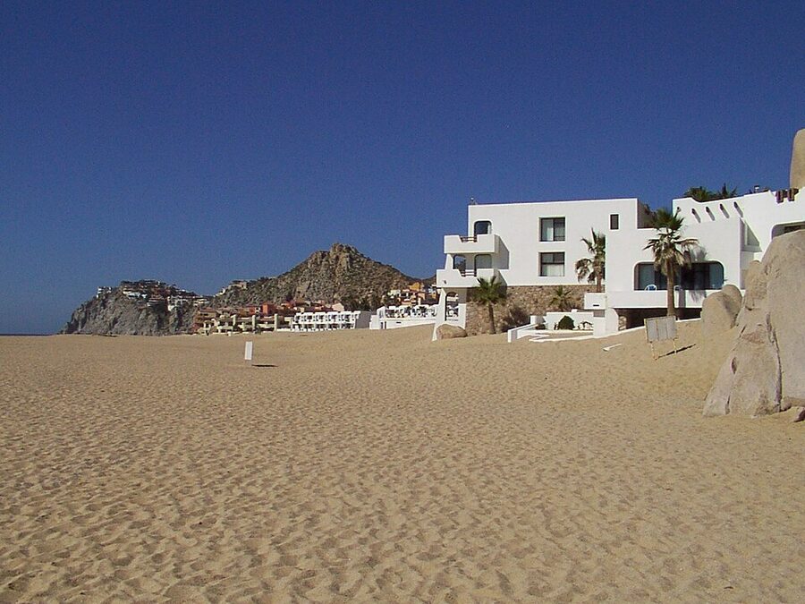 Playa Solmar beach on the Pacific side of Cabo San Lucas
