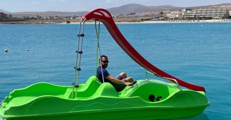 Caleta de Fuste: Pedalo with slide rental - The Experience Itself: What Can You Expect?