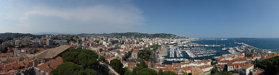View of Cannes from the Suquet Tower