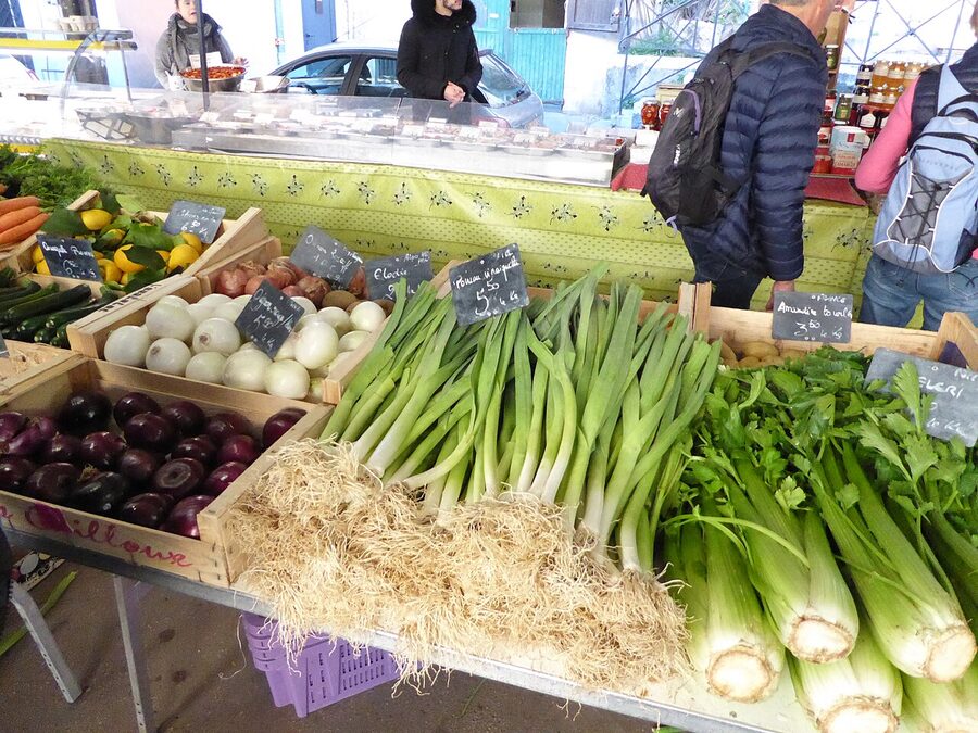 Marché Provençal covered market in Antibes