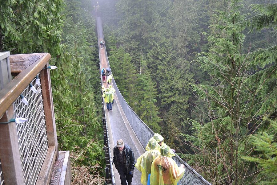 Capilano Suspension Bridge Park entrance archway