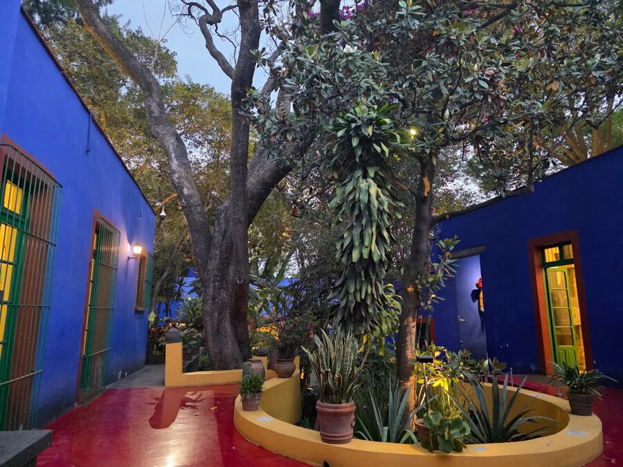 Casa Azul the Blue House in Coyoacan Mexico City