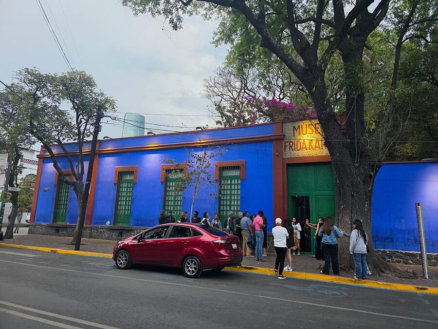 Casa Azul the Frida Kahlo Museum in Coyoacan