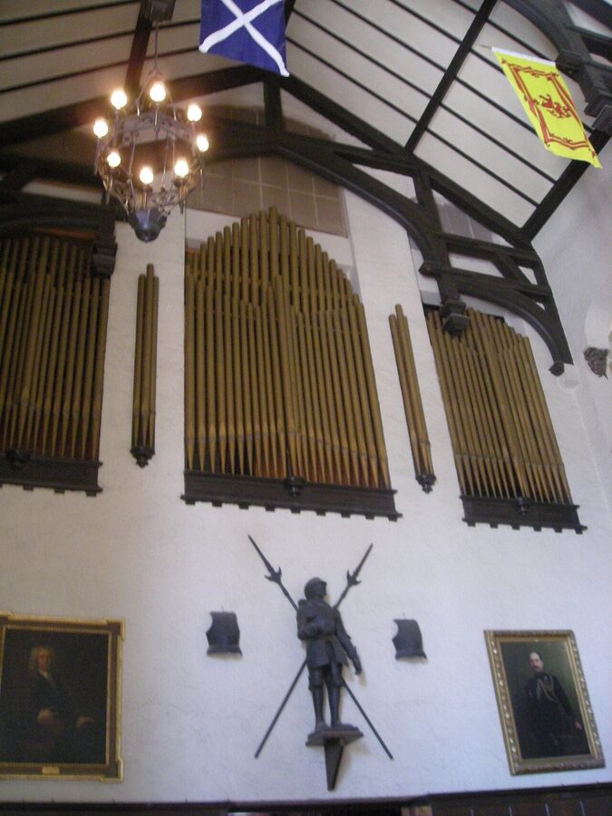 Great Hall at Casa Loma with vaulted ceiling