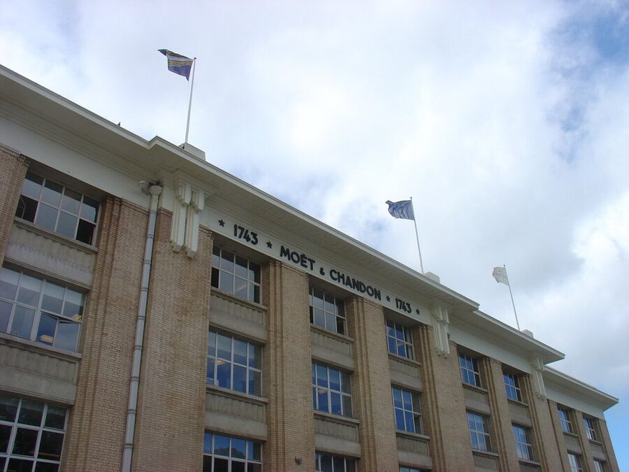 Moet Chandon headquarters Avenue de Champagne Epernay