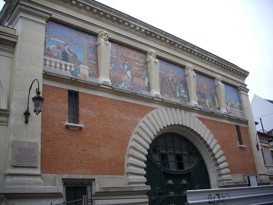 Mumm cellar entrance Reims Champagne