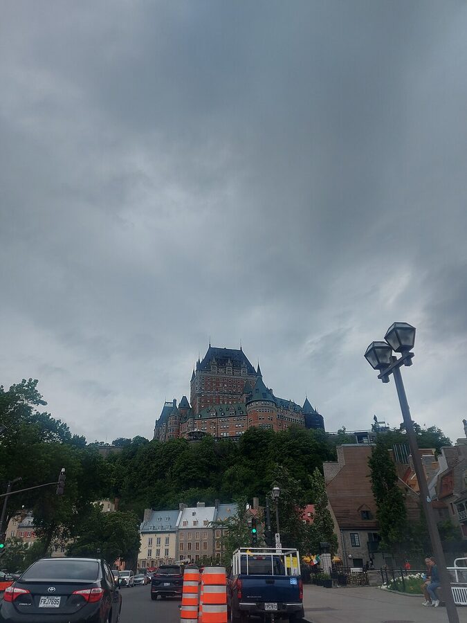 Chateau Frontenac from the Petit-Champlain district