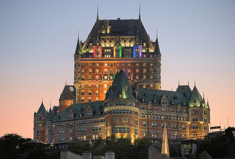 Chateau Frontenac at night