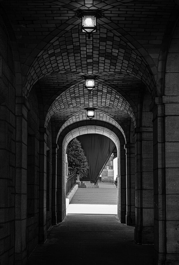Chateau Frontenac passage archway